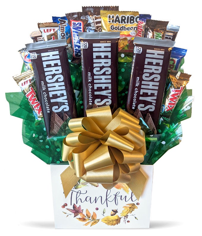 Thankful For You Candy Bouquet at From You Flowers