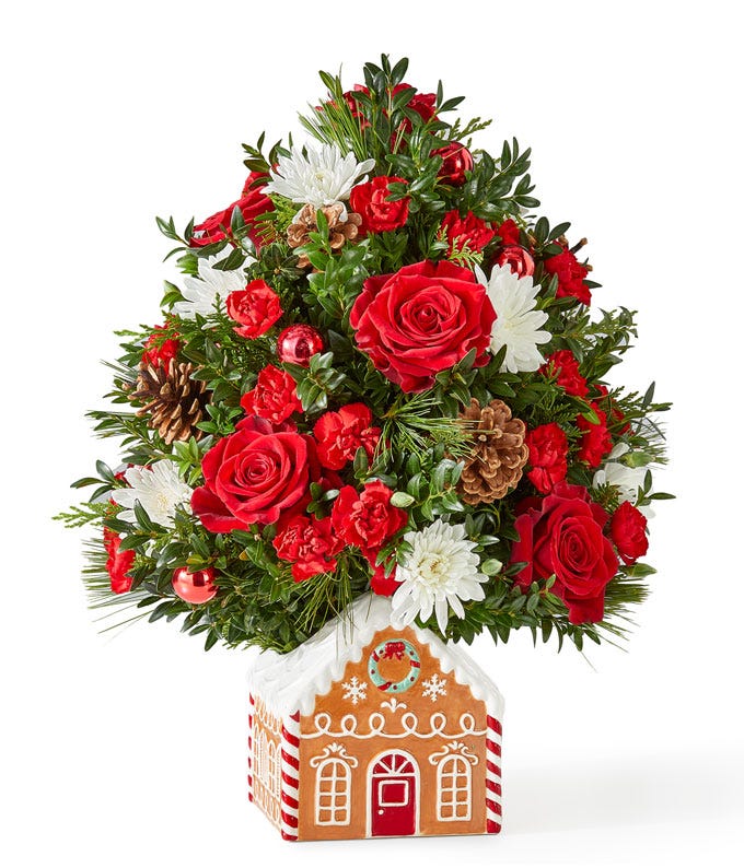 Gingerbread Lane Holiday Tree at From You Flowers