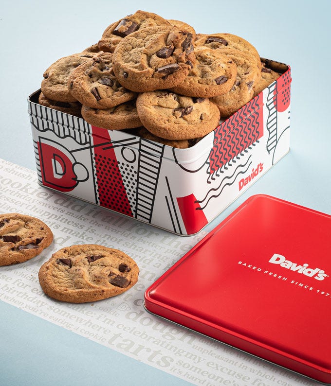 2lb Tin of Fresh Baked Cookies - Chocolate Chunk at From You Flowers