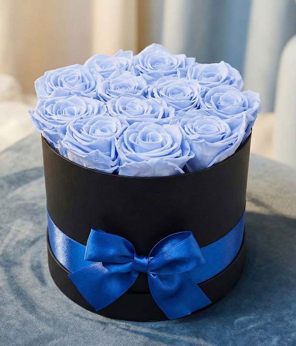 Luxury Sky Blue Forever Roses at From You Flowers
