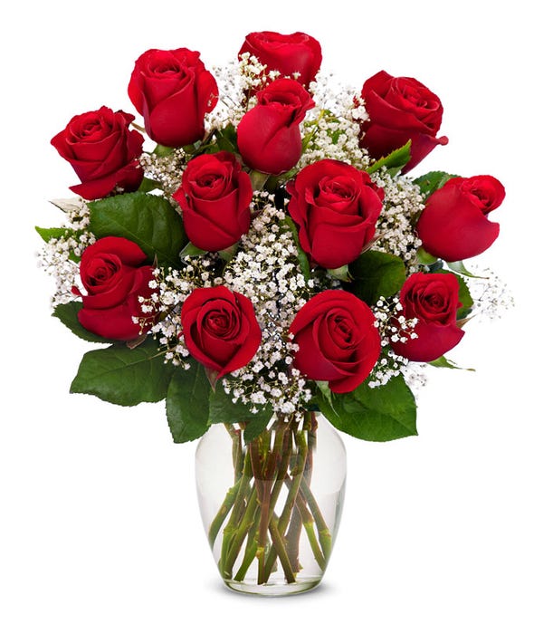 One Dozen Red Roses at From You Flowers