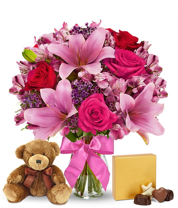 Rose & Lily Celebration Bundle at From You Flowers