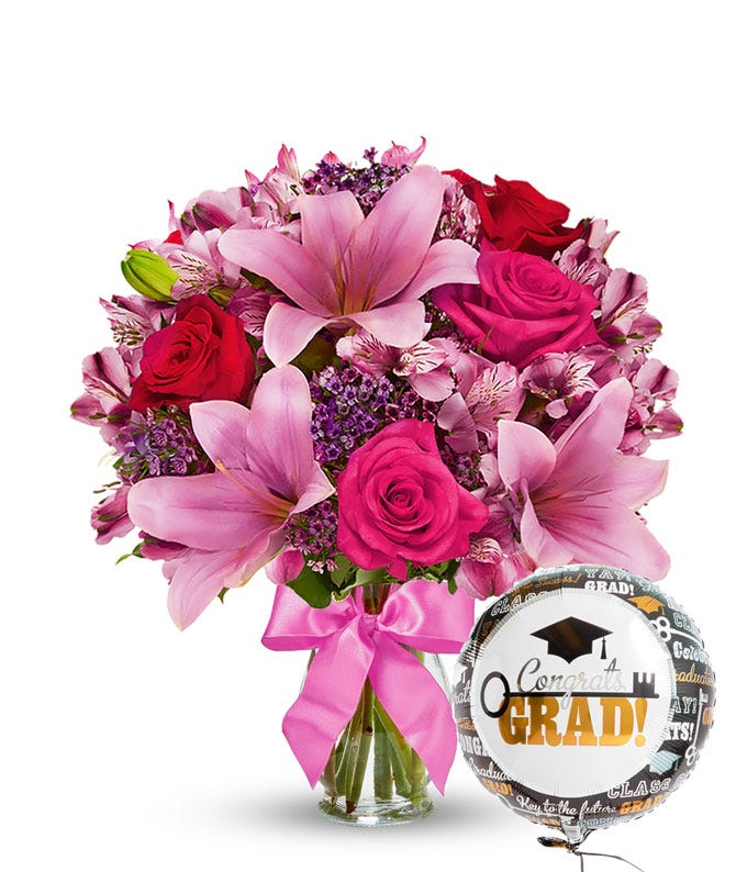 Rosy Celebration Bouquet at From You Flowers