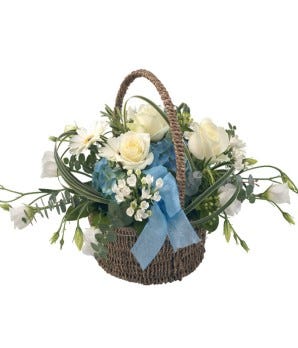 Baby Blue Basket at From You Flowers