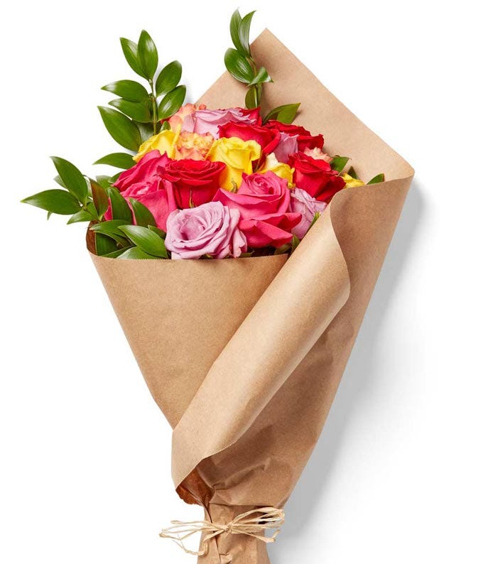 Rainbow Rose Bundle at From You Flowers