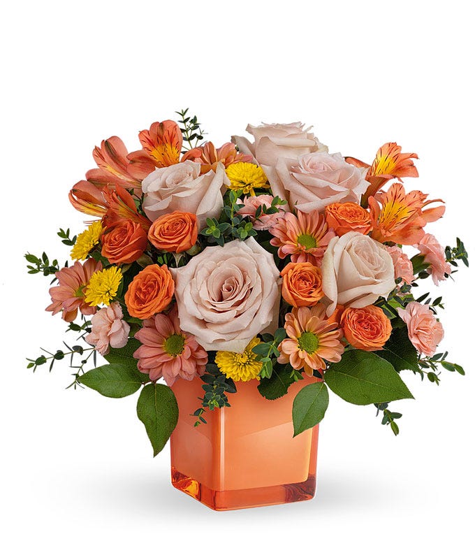 Pretty in Coral at From You Flowers