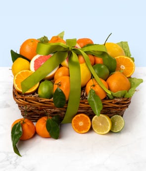 California Sunshine Citrus Fruit Basket at From You Flowers