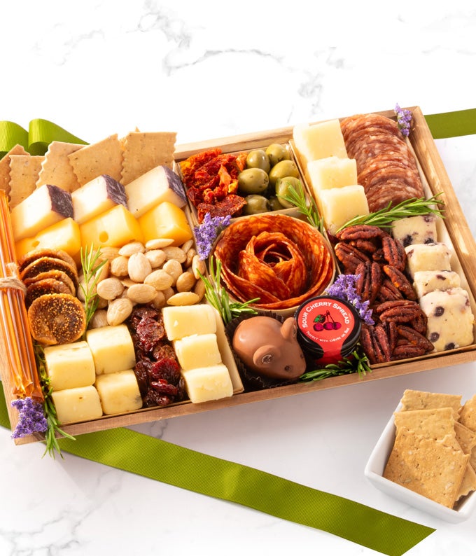 Deluxe Nibbles Charcuterie Board at From You Flowers