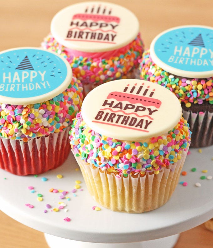 Happy Birthday Cupcakes at From You Flowers