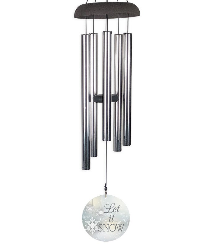Let It Snow Wind Chime at From You Flowers