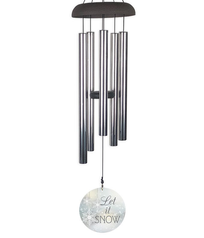 Let It Snow Wind Chime at From You Flowers