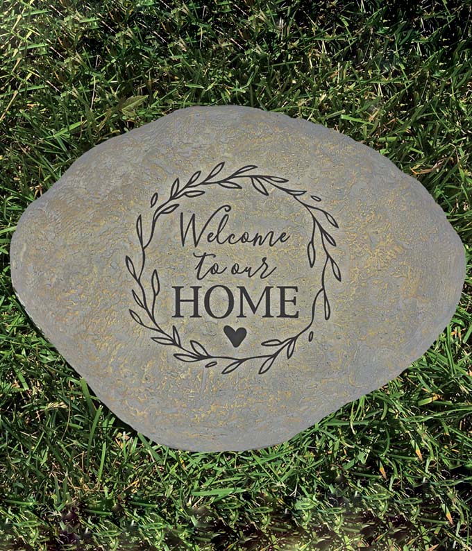 Welcome Wreath Garden Stone at From You Flowers