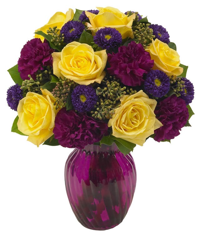 Purple Carnations | Purple Carnation Delivery | FromYouFlowers