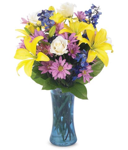 Sunny Blue Caribbean at From You Flowers