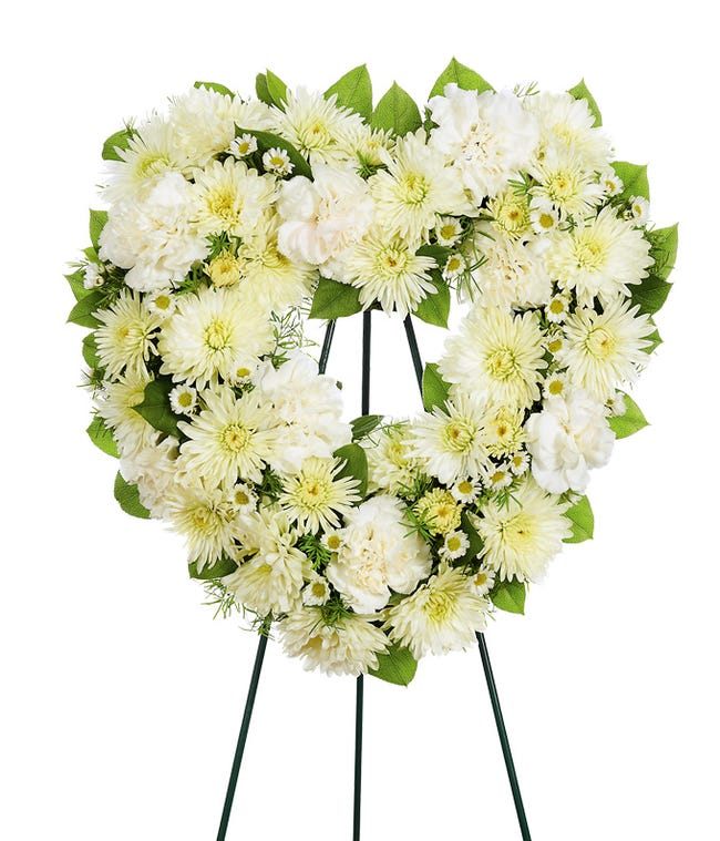 Funeral Hearts | Funeral Flower Hearts | FromYouFlowers