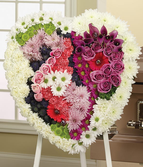 Funeral Hearts | Funeral Flower Hearts | FromYouFlowers
