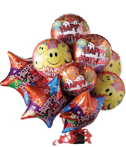 Colorful Birthday Balloon Bouquet at From You Flowers