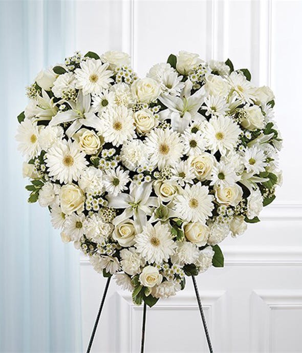 Funeral Hearts | Funeral Flower Hearts | FromYouFlowers