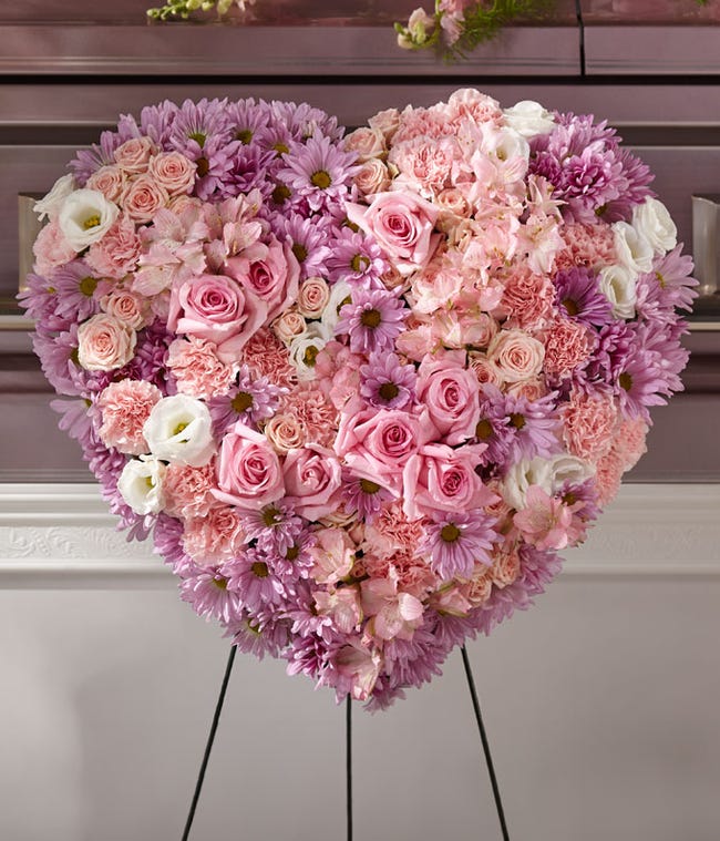 Funeral Hearts | Funeral Flower Hearts | FromYouFlowers