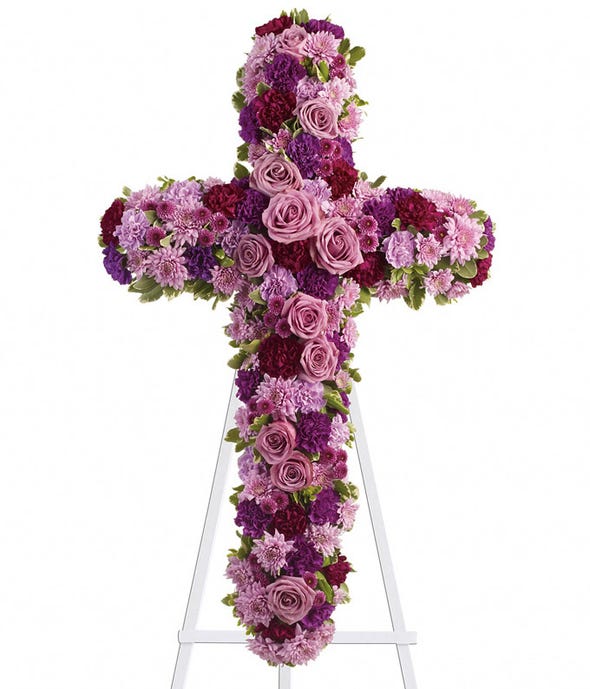 Funeral Crosses | Sympathy Flower Cross | FromYouFlowersÃ‚Â®